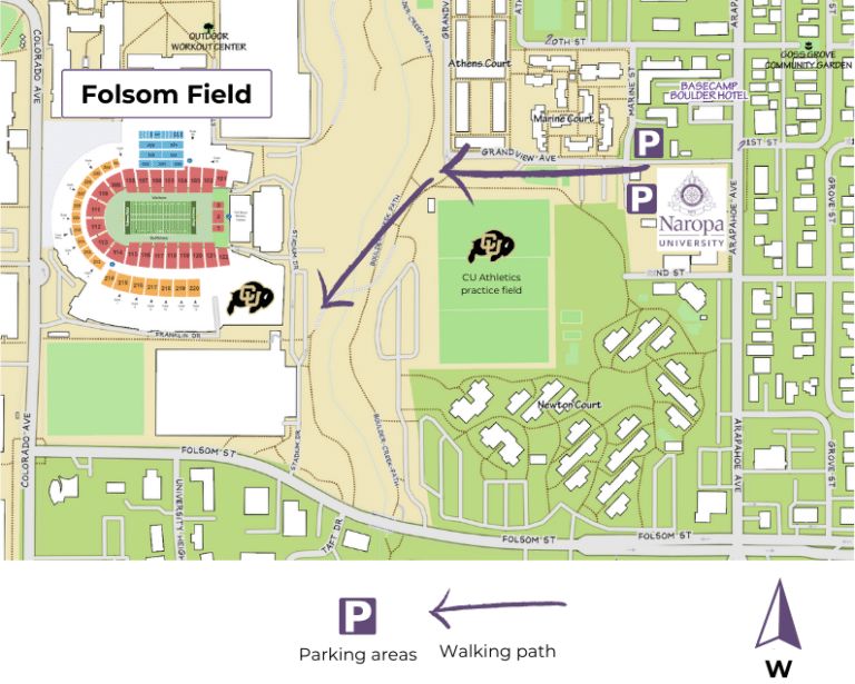 Prime Parking for CU Football | Naropa University